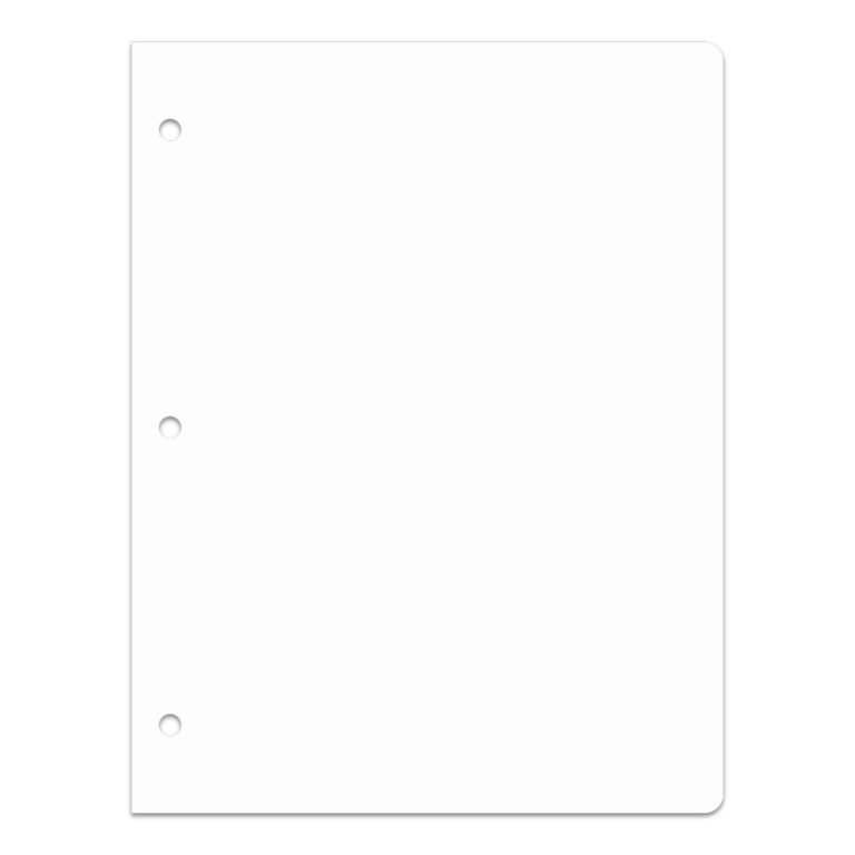 Hoja Para Carpeta Tamaño Carta Blanca - Rayter Hoja Para Carpeta Tamaño Carta Blanca - Rayter