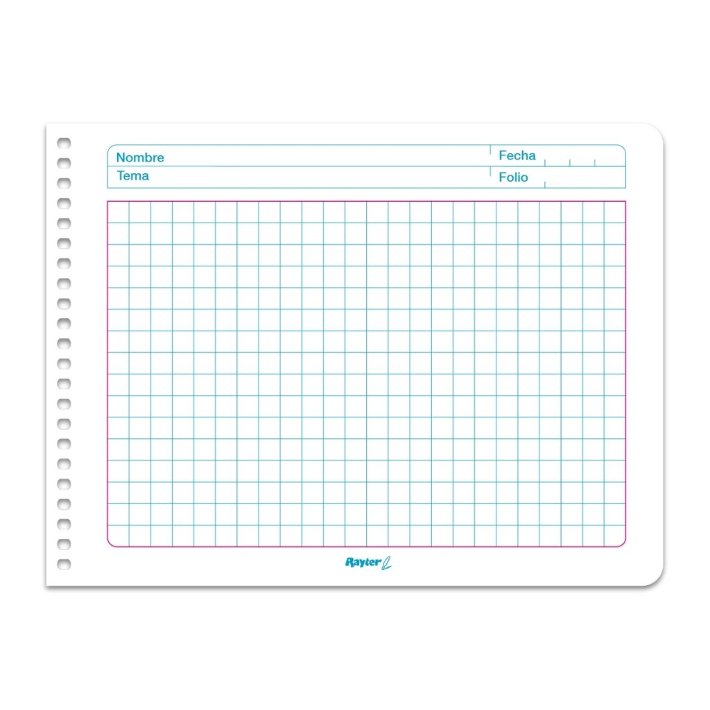 Cuadernos Forma Italiana Cuadro 7 mm - Rayter