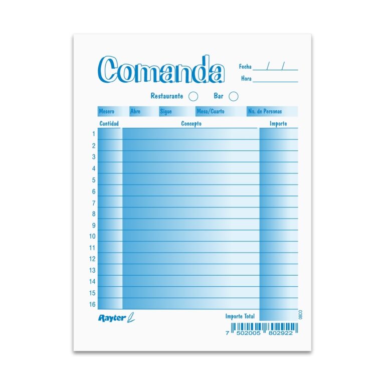 Block Contra Recibo - Rayter