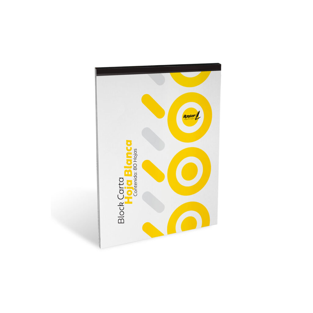 Block Tamaño Carta Blanco - Rayter